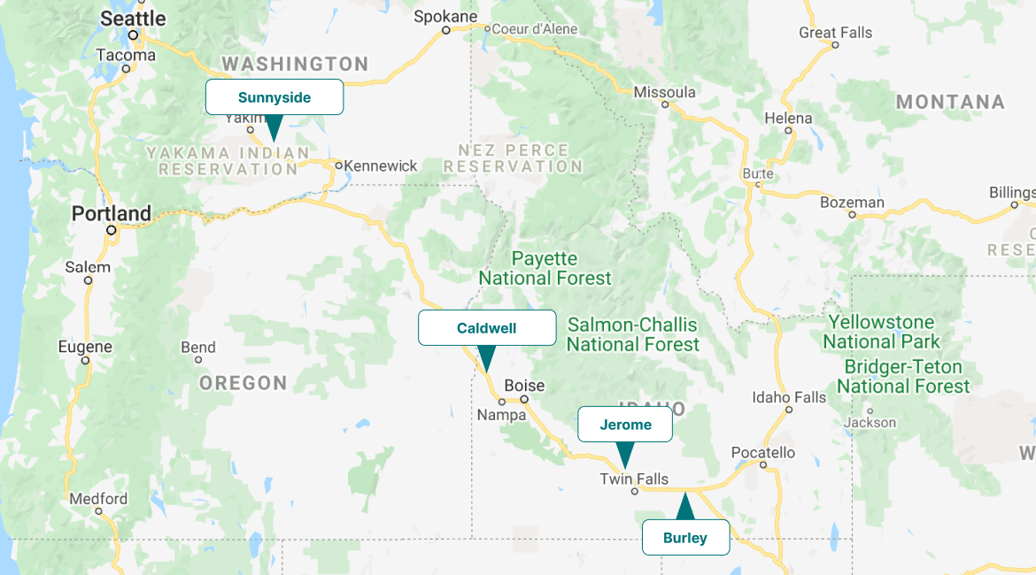 Simplot Western Stockmen’s Livestock Retail Locations and Sales Regions